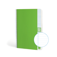 Cuaderno Escolofi Basic A4 80 h. 80 g. Horizontal Verde osc.(5 ...